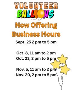 Volunteer Balloons - Balloon Decorations In Knoxville, UT, And ...